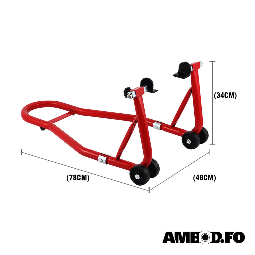 Motorsúkklustandari – bak – Ambod.fo