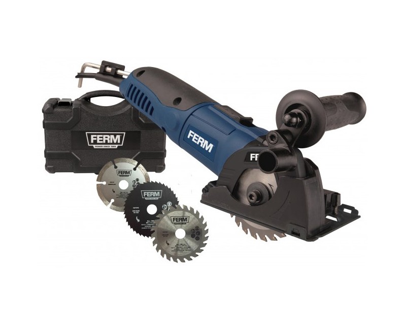 Ferm mini dykk/rundsag við skinnara (CSM1043)