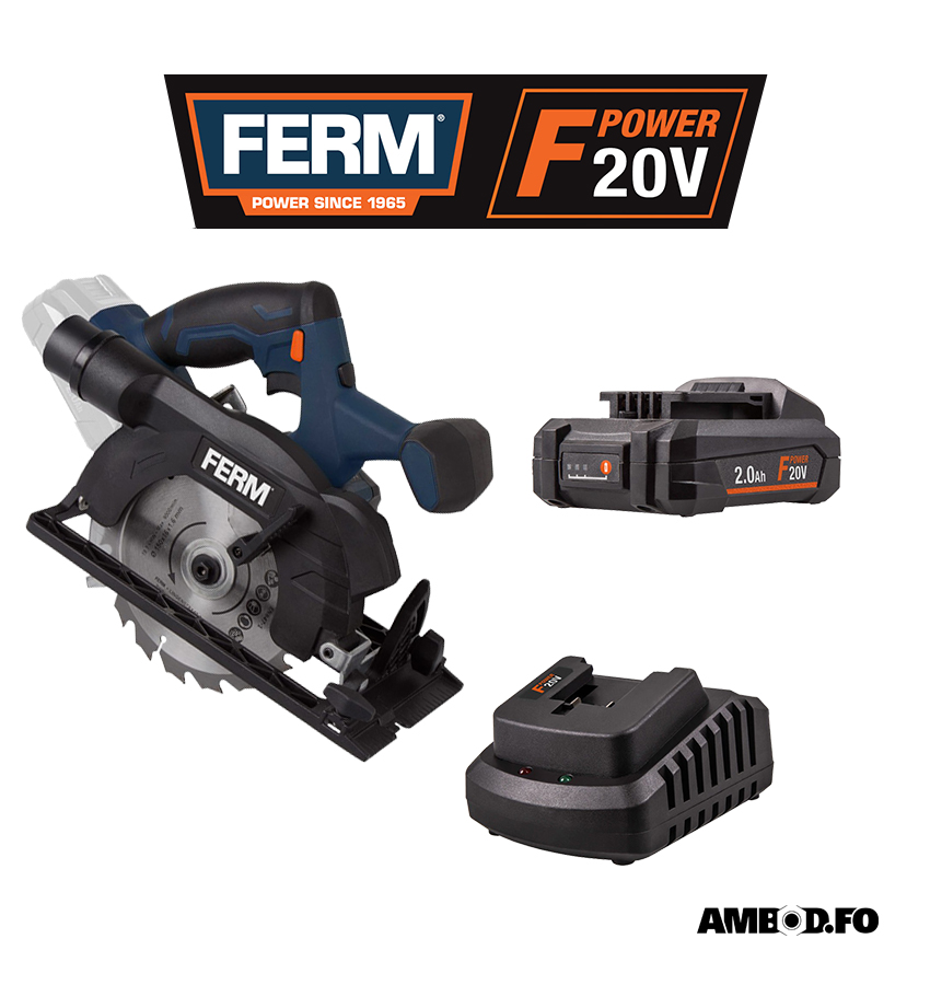 FERM Rundsag sett – 20V