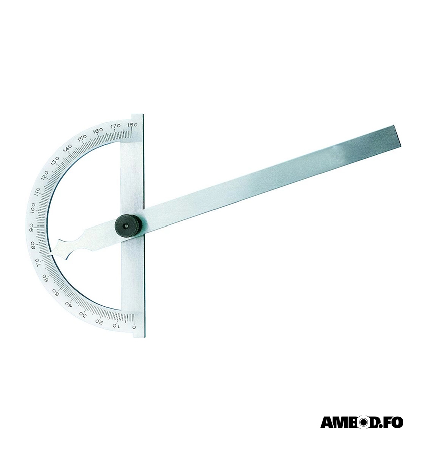 Format 4651 gradmátari, stál – 80x120mm – Ambod.fo