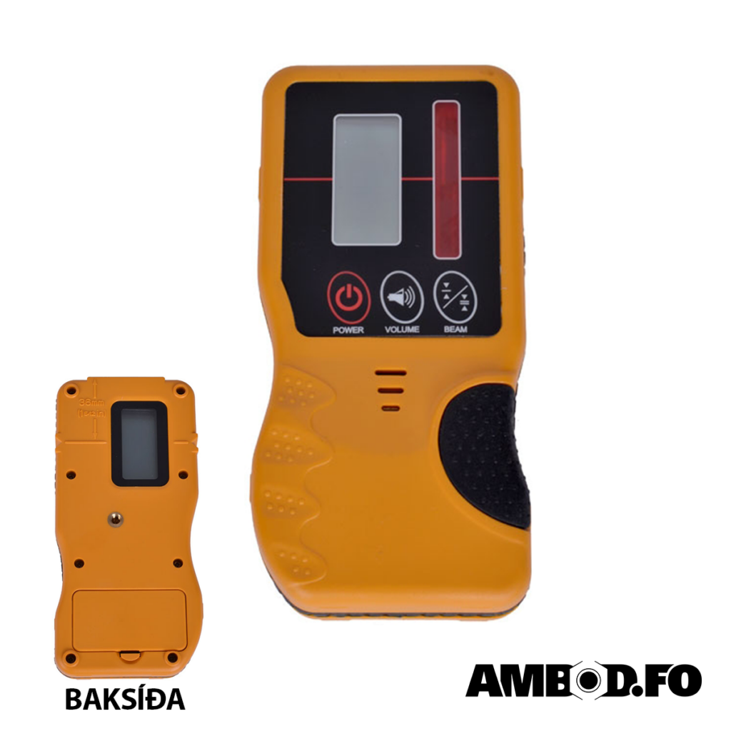 Móttakari til Grønan Rotorlasara/Nivelleringstól (8008011) – Ambod.fo