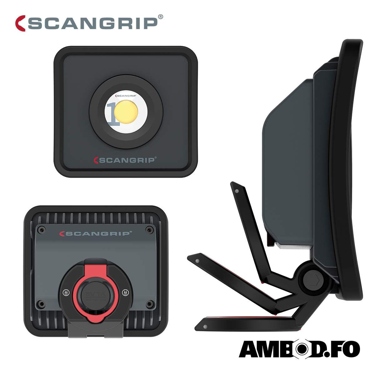 Scangrip Nova Mini LED arbeiðslampa – 1000lumen